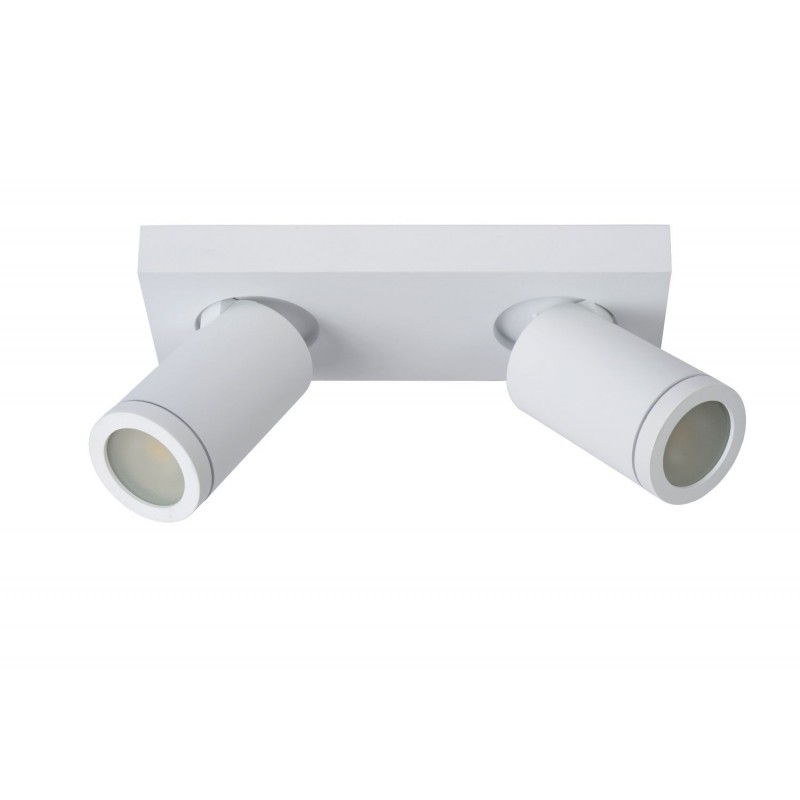 Lucide TAYLOR - Spot plafond Salle de bains - LED Dim to warm - GU10 ...